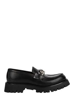 Gucci Loafer With Interlocking G - Black
