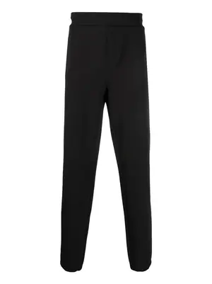 Calvin Klein Logo-debossed Track Pants - Black