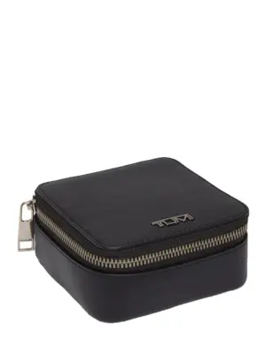 Tumi Leather Jewelry Case Black
