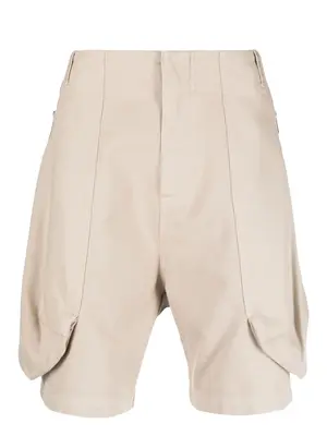 Jacquemus Croissant Puffer Cargo Shorts - Neutrals
