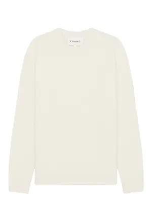 FRAME Cashmere Crewneck Sweater Cream