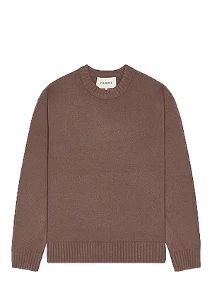 FRAME Cashmere Crewneck Sweater Dry Rose