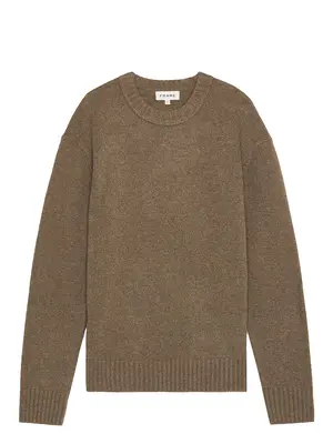 FRAME Cashmere Crewneck Sweater Soft Mocha