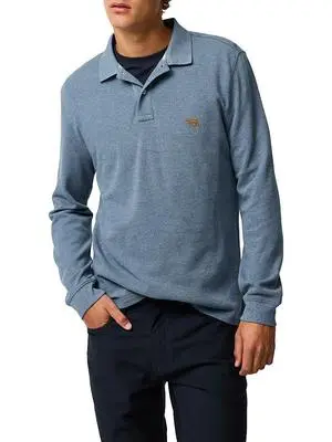 Rodd & Gunn Long Sleeve Sports Fit Gunn Polo - Chambray