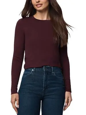 Splendid Long Sleeve Tee - Dark Plum