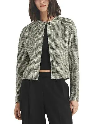 Rag & Bone Marisa Tweed Jacket - Green
