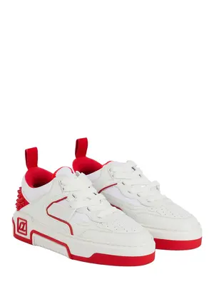 CHRISTIAN LOUBOUTIN Astroloubi Leather Sneakers - White