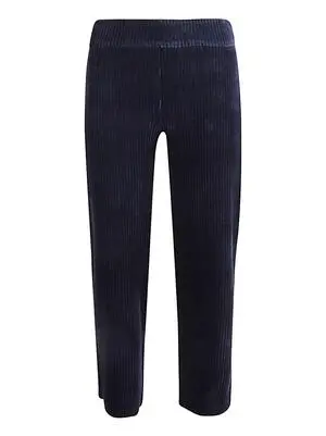 Avenue Montaigne Corduroy Cropped Trousers - Blue