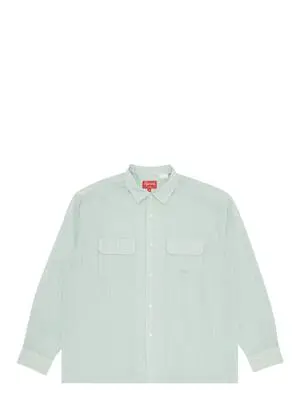 SUPREME Pinstripe Linen Shirt