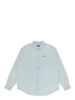 Supreme Small Box Denim Shirt - Blue