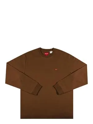 Supreme Small Box Long-sleeve Tee - Brown