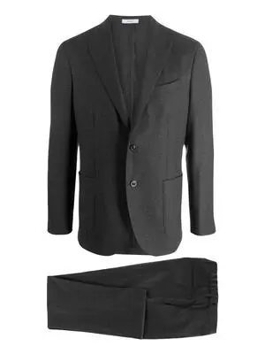Boglioli Single-breasted Virgin-wool Suit - Grey