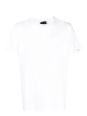 BILLIONAIRE Embroidered-motif Short-sleeve T-shirt - White