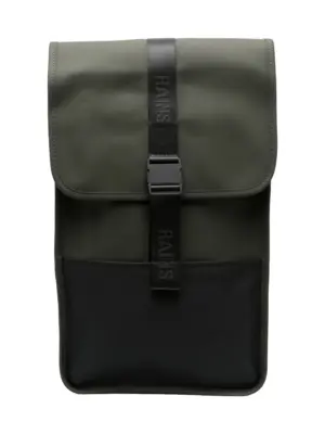 Rains Trails Logo-debossed Backpack - Green