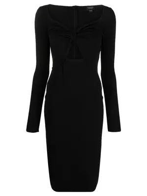 Giambattista Valli Cut-out Midi Dress - Black