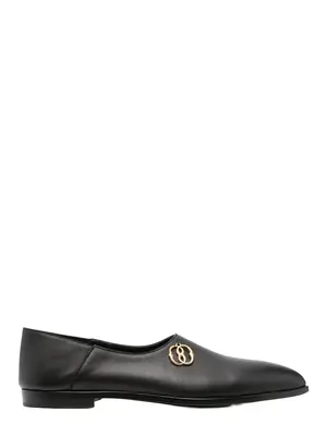 Bally Pointed-toe Leather Loafers - Black