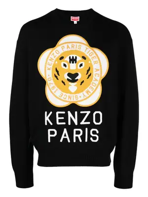 Kenzo Logo-patch Jumper - Black