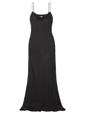 Dries Van Noten Deryl Draped Maxi Dress - Black