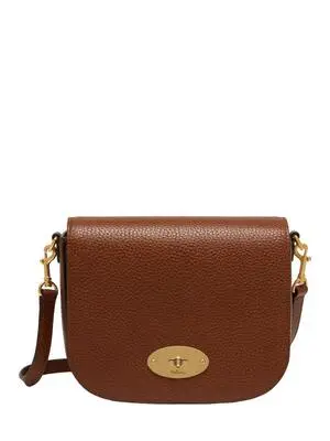 Mulberry Small Darley Satchel - Oak Small Classic Grain