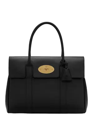 Mulberry Bayswater Shoulder Bag Black-brass