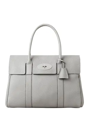 Mulberry Bayswater Shoulder Bag Pale Grey