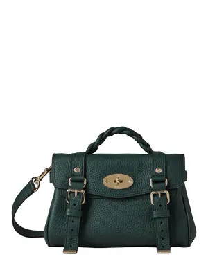 Mulberry Mulberry Mini Alexa Satchel Bag Mulberry Green