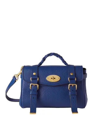 Mulberry Mulberry Mini Alexa Satchel Bag Pigment Blue