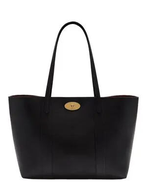 Mulberry Bayswater Tote Black Small Classic Grain