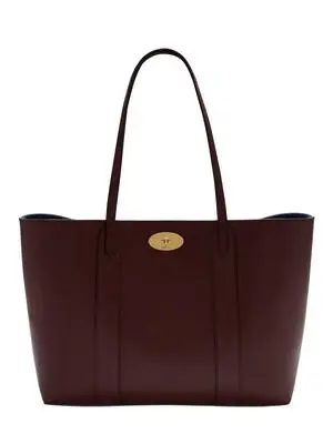 Mulberry Bayswater Tote Burgundy  Small Classic Grain