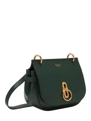 Mulberry Small Amberley Satchel - Mulberry Green Small Classic Grain