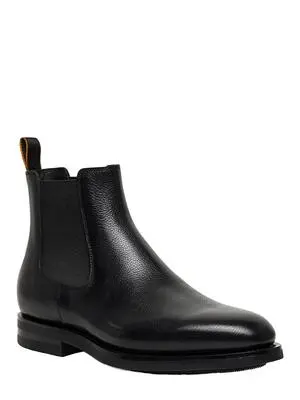 Santoni Enver Chelsea Boot - Black