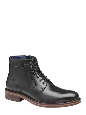 Johnston & Murphy Johnston & Murphy XC Flex Connelly Lace-Up Leather Boot Black Full Grain