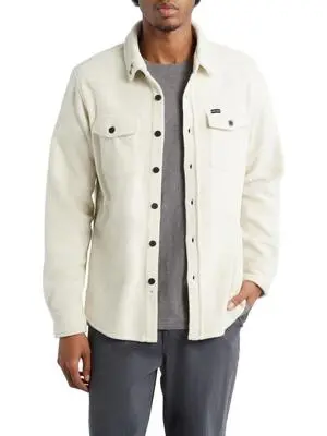 DARK SEAS Zulu Fleece Button-up Shirt - Silver