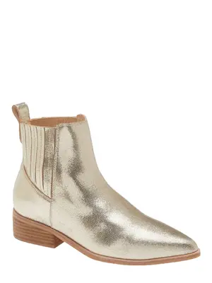 FRANKIE4 FRANKIE4 Nina Pointed Toe Chelsea Boot Gold