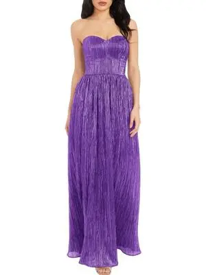 Dress The Population Audrina Gown - Lavender