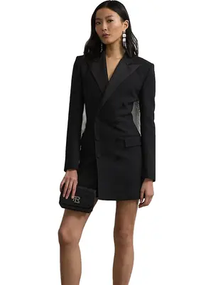 Ralph Lauren Cottrell Double-breasted Cocktail Dress - Black