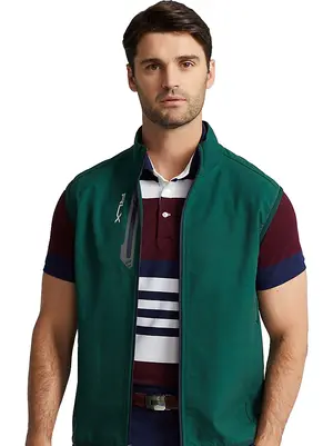 Ralph Lauren Hybrid Full-Zip Vest Hunt Club Green