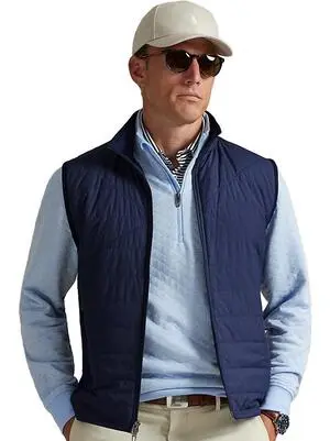 Ralph Lauren Hybrid Full-zip Vest - Refined Navy
