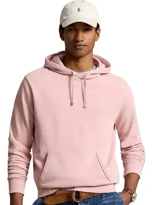 Ralph Lauren Loopback Fleece Hoodie Adirondack Rose
