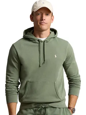 Ralph Lauren Loopback Fleece Hoodie Cargo Green