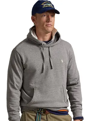 Ralph Lauren Loopback Fleece Hoodie Dark Vintage Heather
