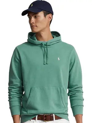 Ralph Lauren Loopback Fleece Hoodie Fairway Green