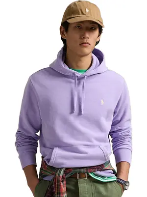 Ralph Lauren Loopback Fleece Hoodie Sky Lavender