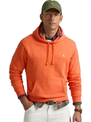 Ralph Lauren Loopback Fleece Hoodie Spring Melon