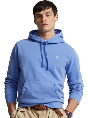 Ralph Lauren Loopback Fleece Hoodie Summer Blue