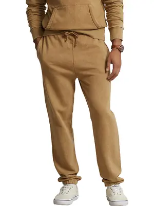 Ralph Lauren Loopback Fleece Sweatpant Rustic Tan