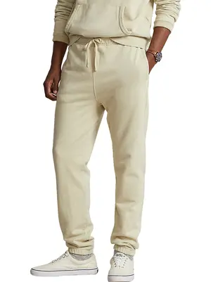 Ralph Lauren Loopback Fleece Sweatpant Spring Beige