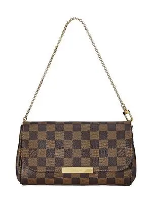 LOUIS VUITTON Damier Ebene Favorite - Brown
