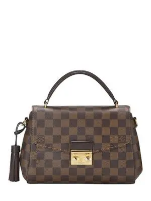LOUIS VUITTON Damier Ebene Croisette - Brown