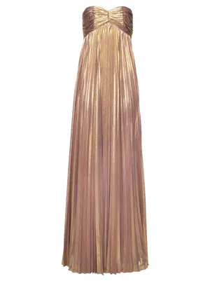 RETROFETE Retrofete Lyanna Metallic-Finish Gown